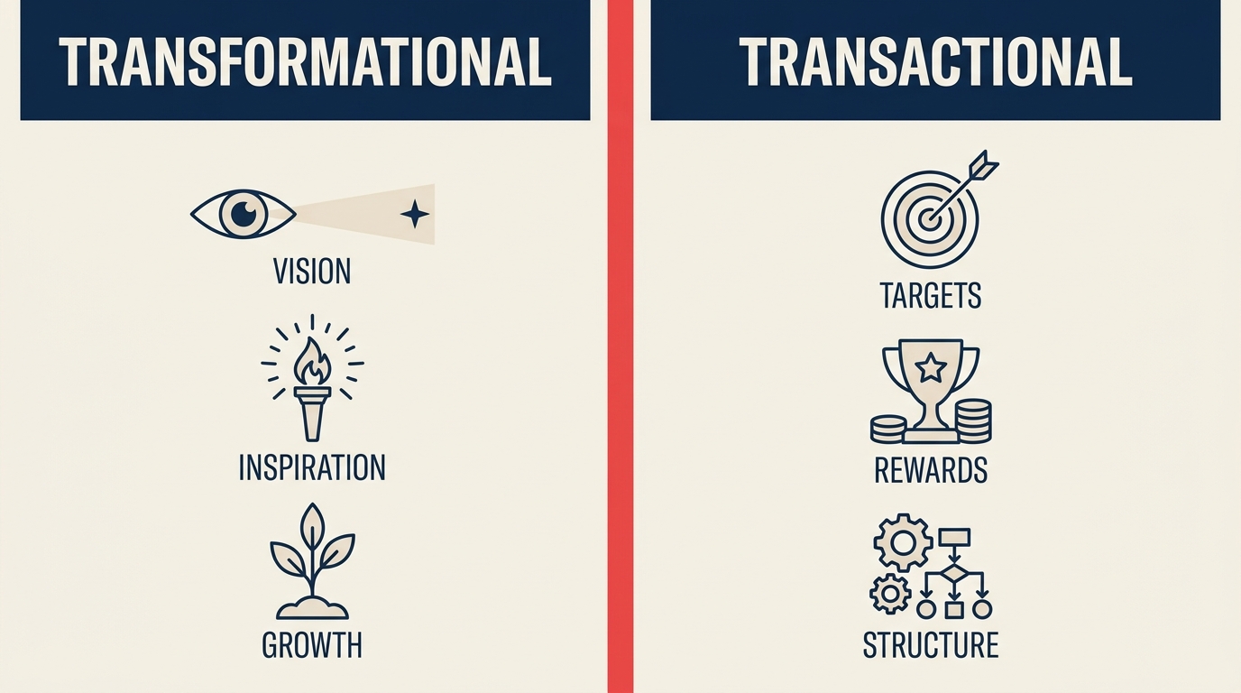 "Transformational vs Transactional Leadership: Key Differences"